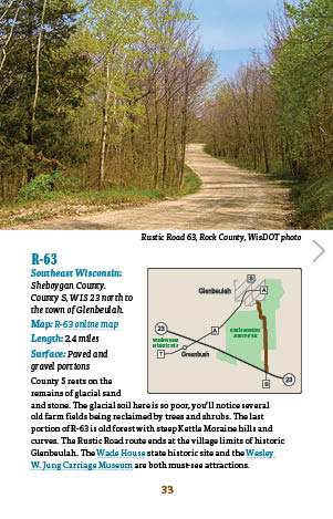 Wisconsin Rustic Roads Guide