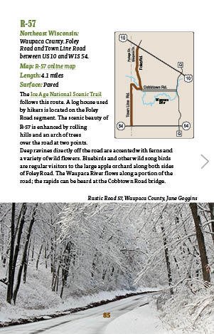 Wisconsin Rustic Roads Guide